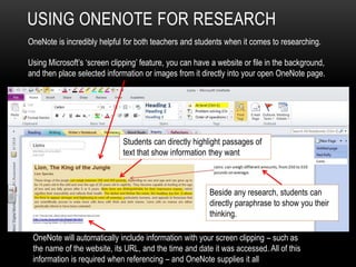 The interactive classroom with Microsoft OneNote | PPTX