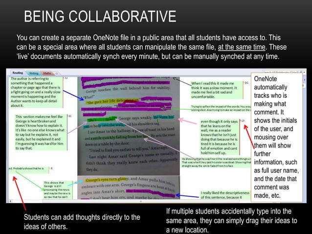 The interactive classroom with Microsoft OneNote | PPT