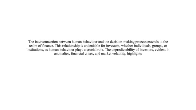 The interconnection between human behaviour and the decision-making.pptx