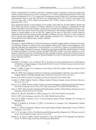 The interference of the first language | PDF