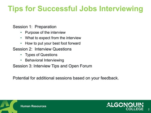 Tips for Successful Job Interviewing: Preparation | PDF | Resume ...