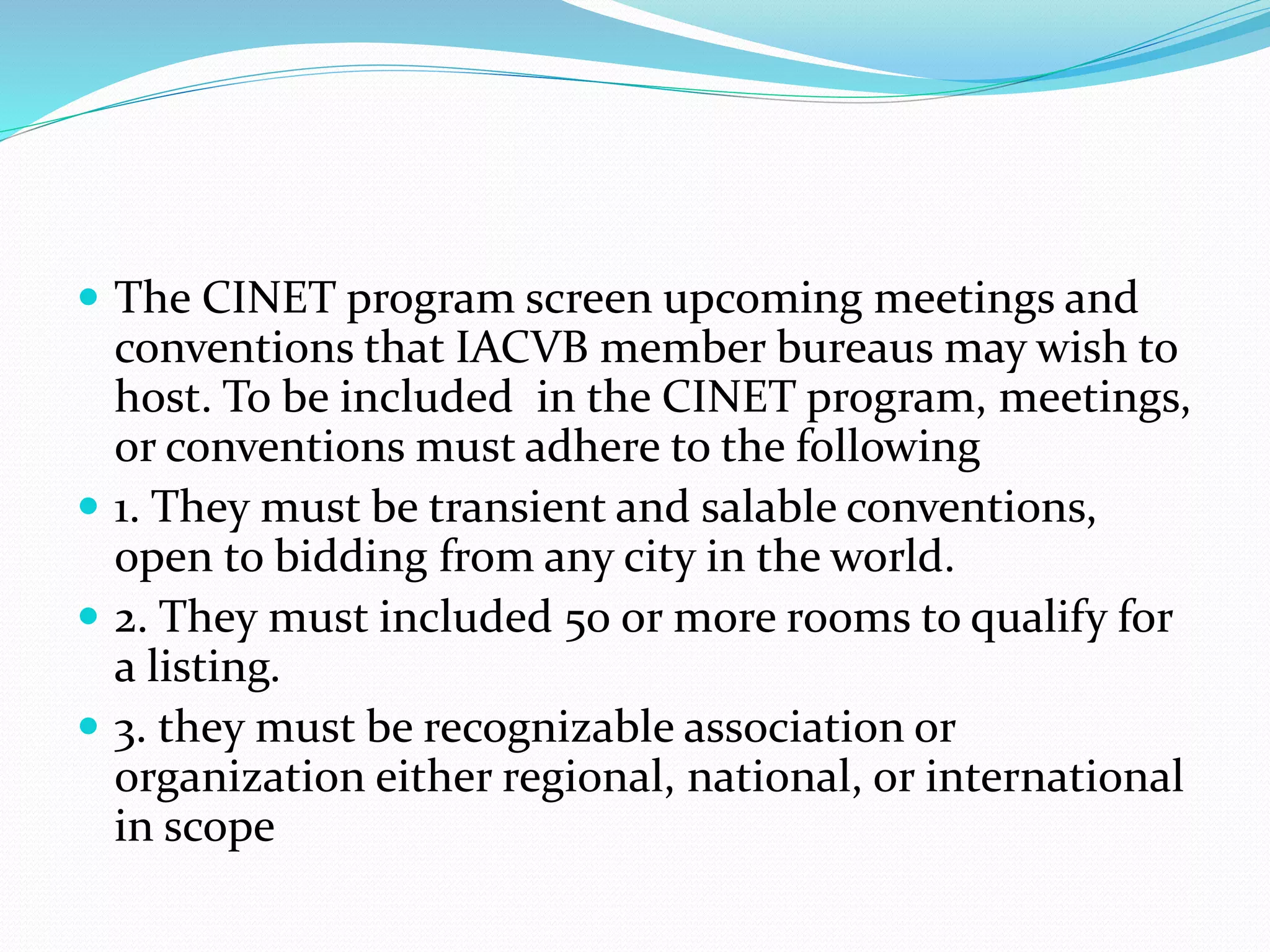 The international association of convention and visitors bureaus | PPTX