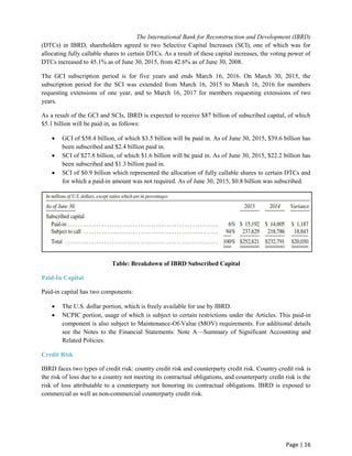 The international bank for reconstruction and development | PDF