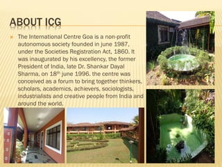 The international centre goa | PDF