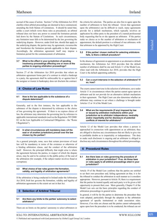 The International Comparative Legal Guide to: International Arbitration ...