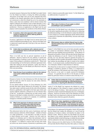 The International Comparative Legal Guide to: International Arbitration ...