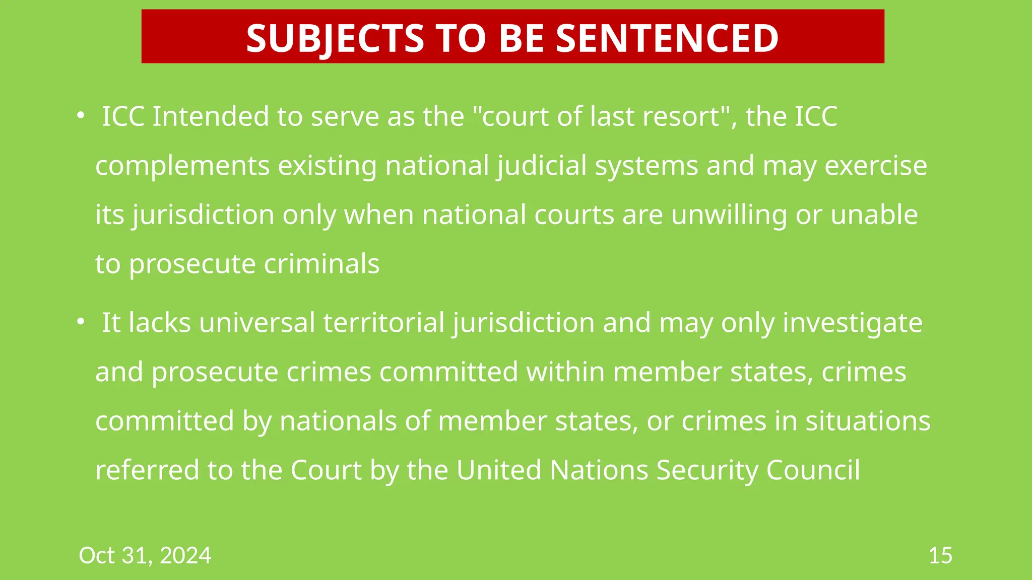 The International Criminal Court (ICC).pptx