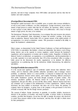 The international financial system | PDF