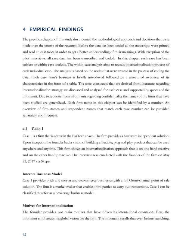 The Internationalisation of Young Internet Companies | PDF