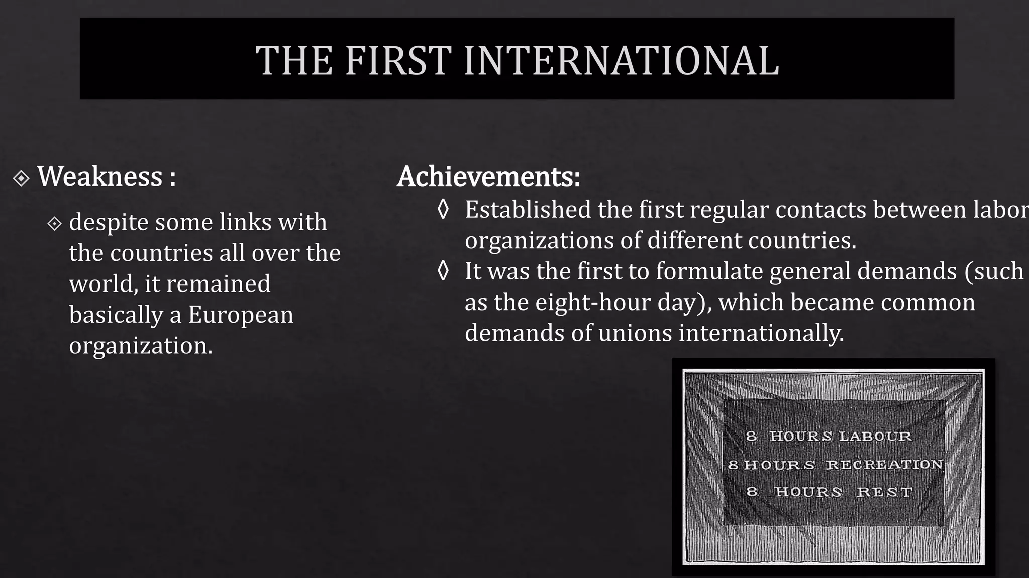 The international labor movement | PPTX