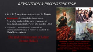 The international labor movement | PPTX