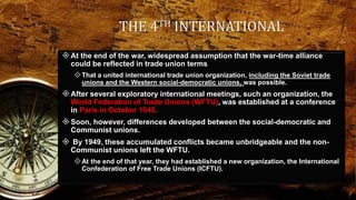 The international labor movement | PPTX