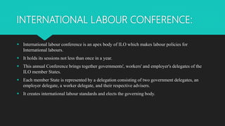 The International labour organization | PPTX