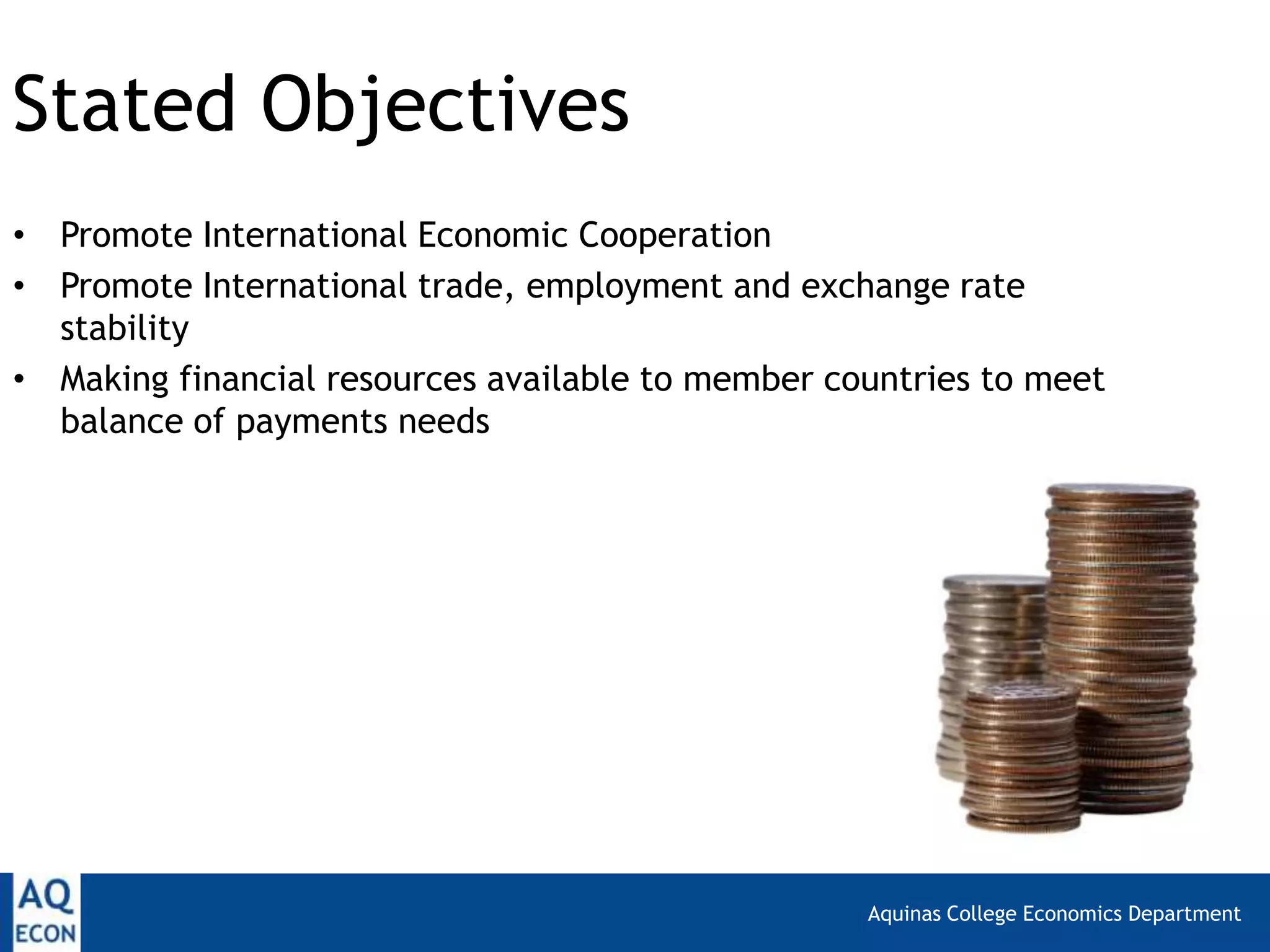 The International Monetary Fund | PPT