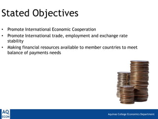 The International Monetary Fund | PPT