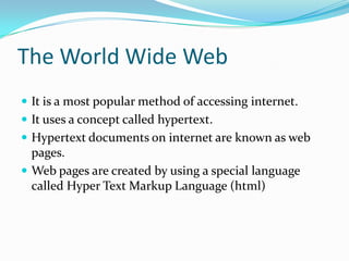 The Internet | PPTX