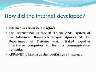 The Internet | PPTX