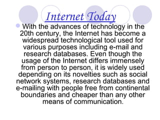 The internet | PPT