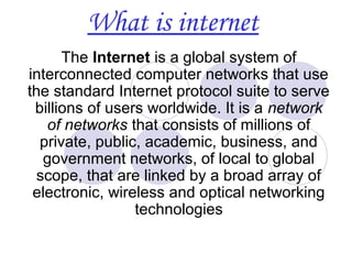 The internet | PPT