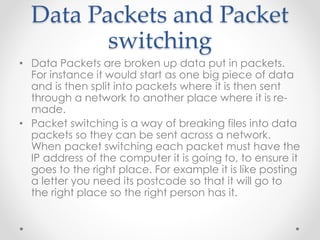 The internet | PPTX | Computer Networking | Computing