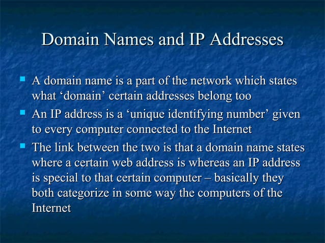 The Internet | PPT