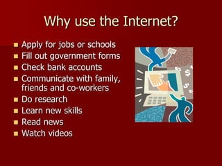 The internet and its function | PPTX