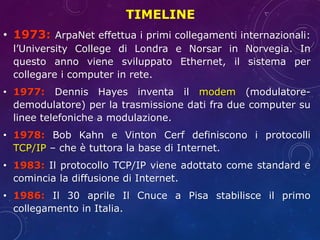 The internet: una breve storia di Internet | PPT
