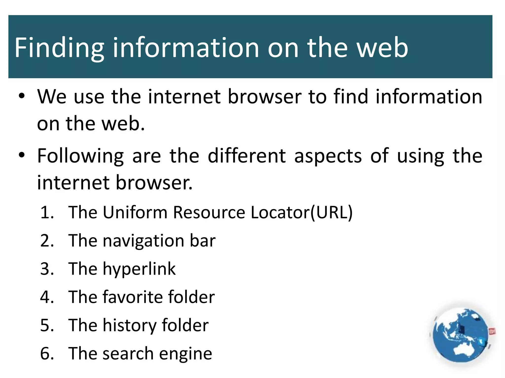 The Internet and World Wide Web | PPTX
