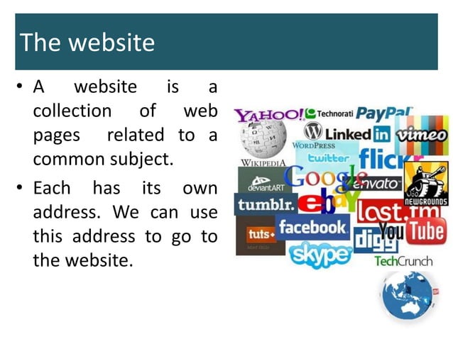 The Internet and World Wide Web | PPTX | Internet for Beginners | Internet