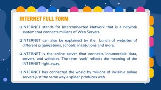 The internet | PPT