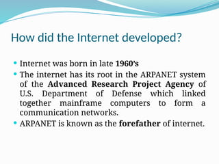 the internet and its history ahyehehe.pptx