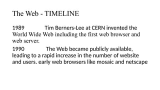 The Internet definition and story092.pptx