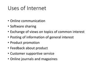 THE INTERNET and its importance in lifes | PPTX