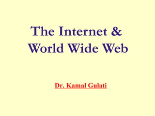 The Internet & WWW - Basic Understanding | PPT