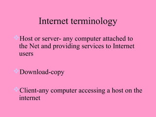 The internet (computers) | PPT