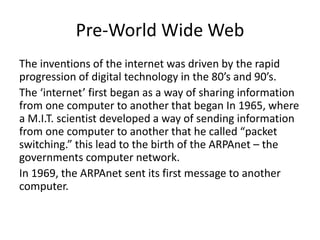 The internet done | PPTX | Internet for Beginners | Internet