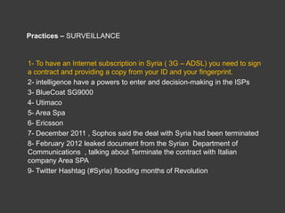 The internet in syria | PPT