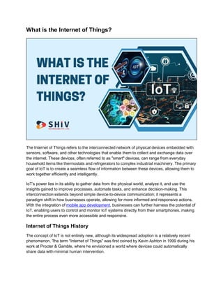 A Detailed Guide of IoT to Types, Features, and Uses | PDF