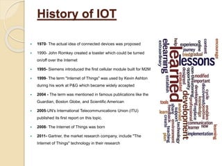 The internet of things (io t) : IoT academy | PPTX