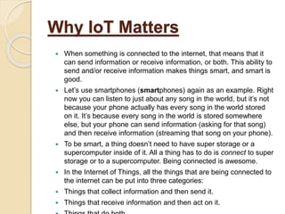 The internet of things (io t) : IoT academy | PPTX