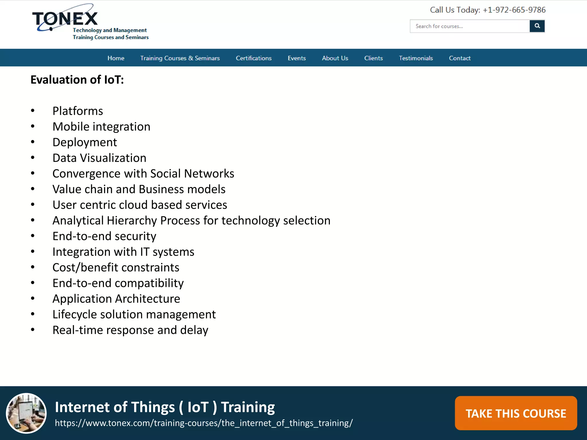 Internet of Things ( IoT ) Training | PPTX