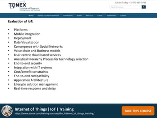 Internet of Things ( IoT ) Training | PPTX