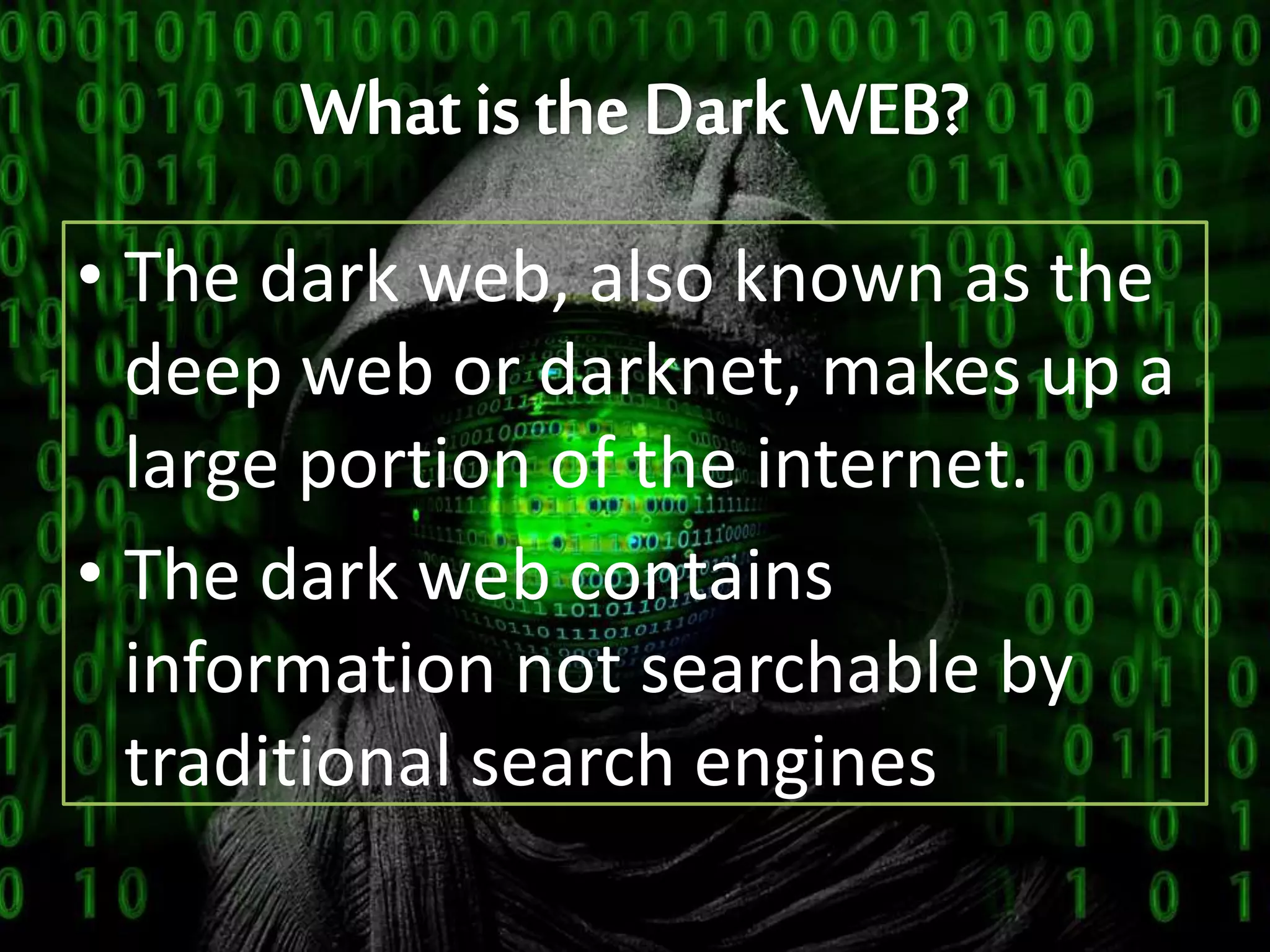 The Dark Web | PPTX