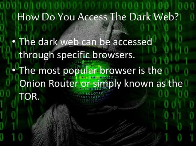 The Dark Web | PPTX