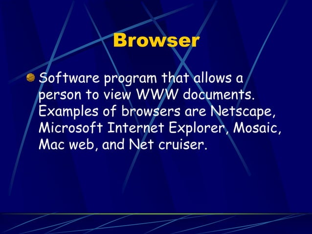 The internet powerpoint | PPT