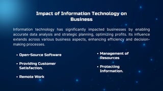 The Internet's History-chapter 09 the impact of it | PPT