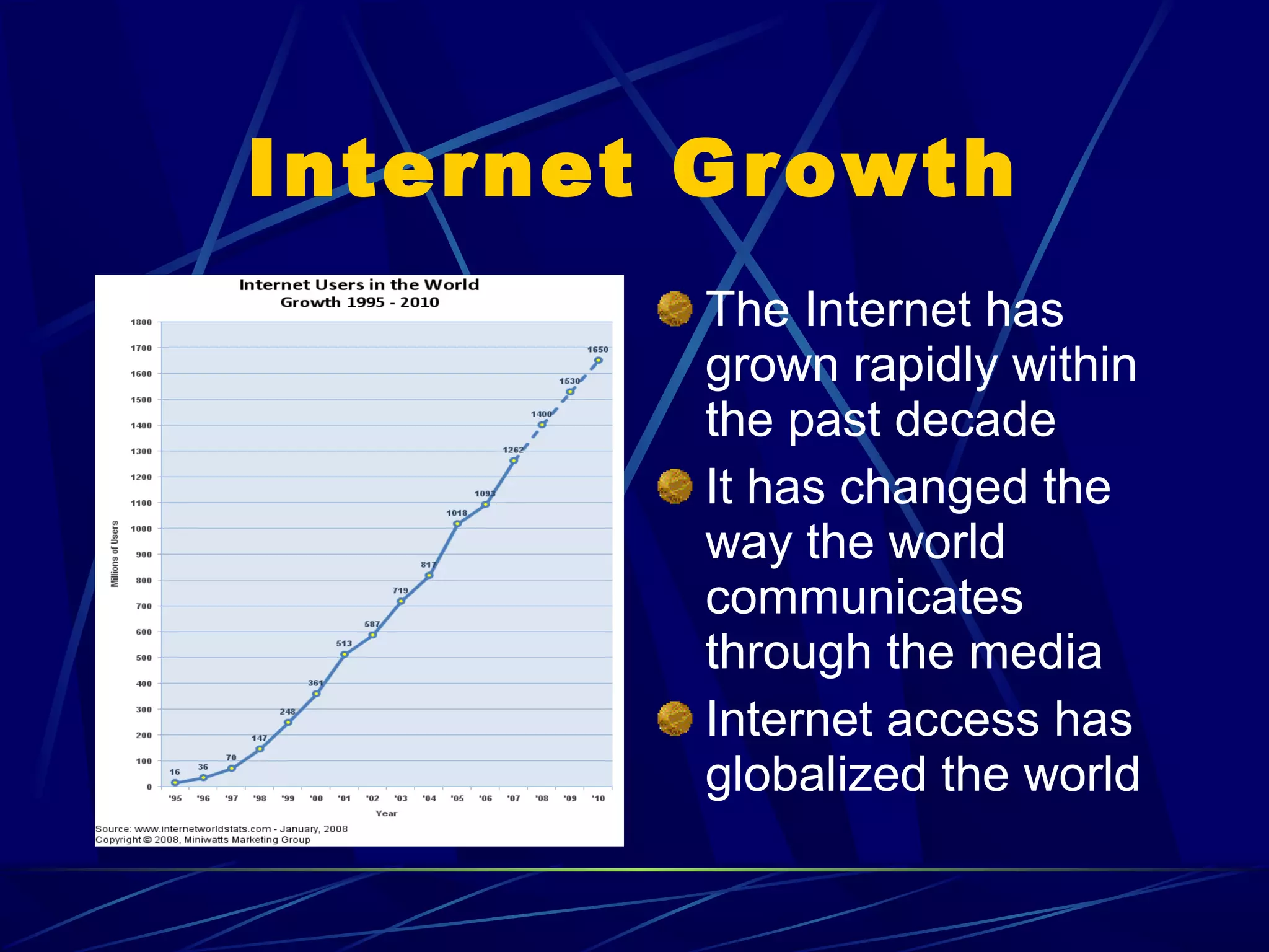 The internet impact on society | PPT