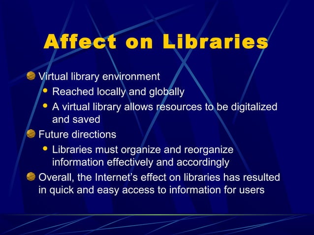 The internet impact on society | PPT