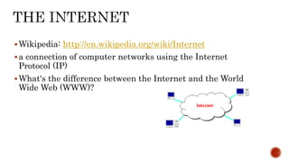 The Internet _working - adv and disadv.pptx