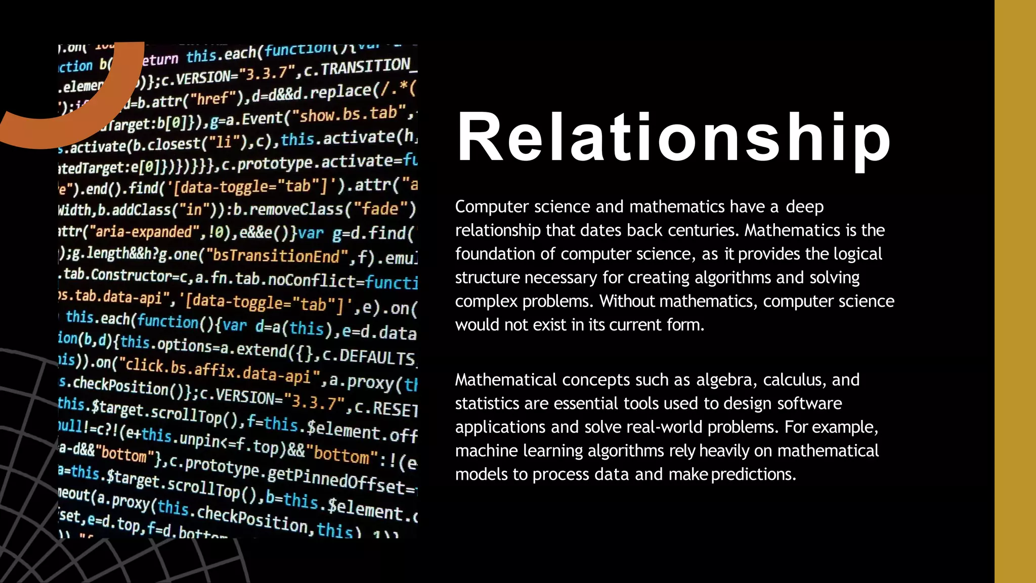 The Intersection of Computer Science And Mathematics - Kahlan Maki.pptx | Computing | Technology ...